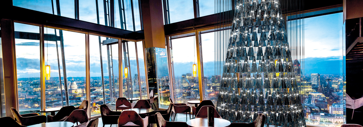 Lee Broom's Tree of Glass at The Aqua Shard - Fabric Magazine