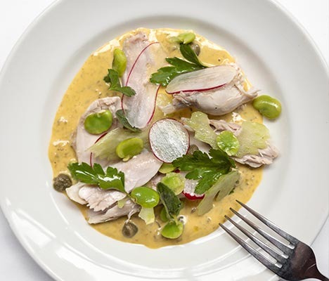 Recipe: Jacob Kenedy’s Rabbit Tonnato with Raw Broad Beans and Radishes ...